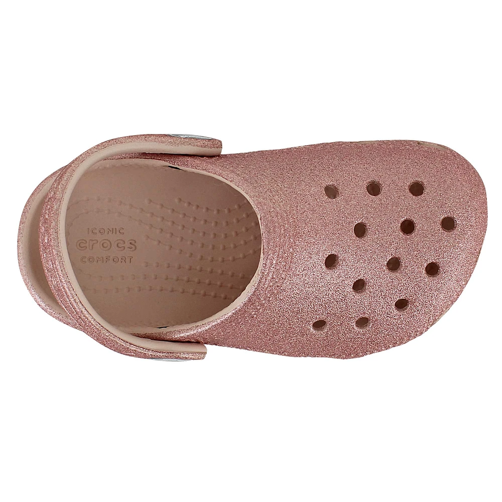 SHOE DEPT. ENCORE Crocs Classic Glitter Clog-T | Hamilton Place