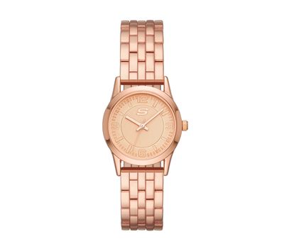FOSSIL Scarlette Mini Three-Hand Date Rose Gold-Tone Stainless Steel ...
