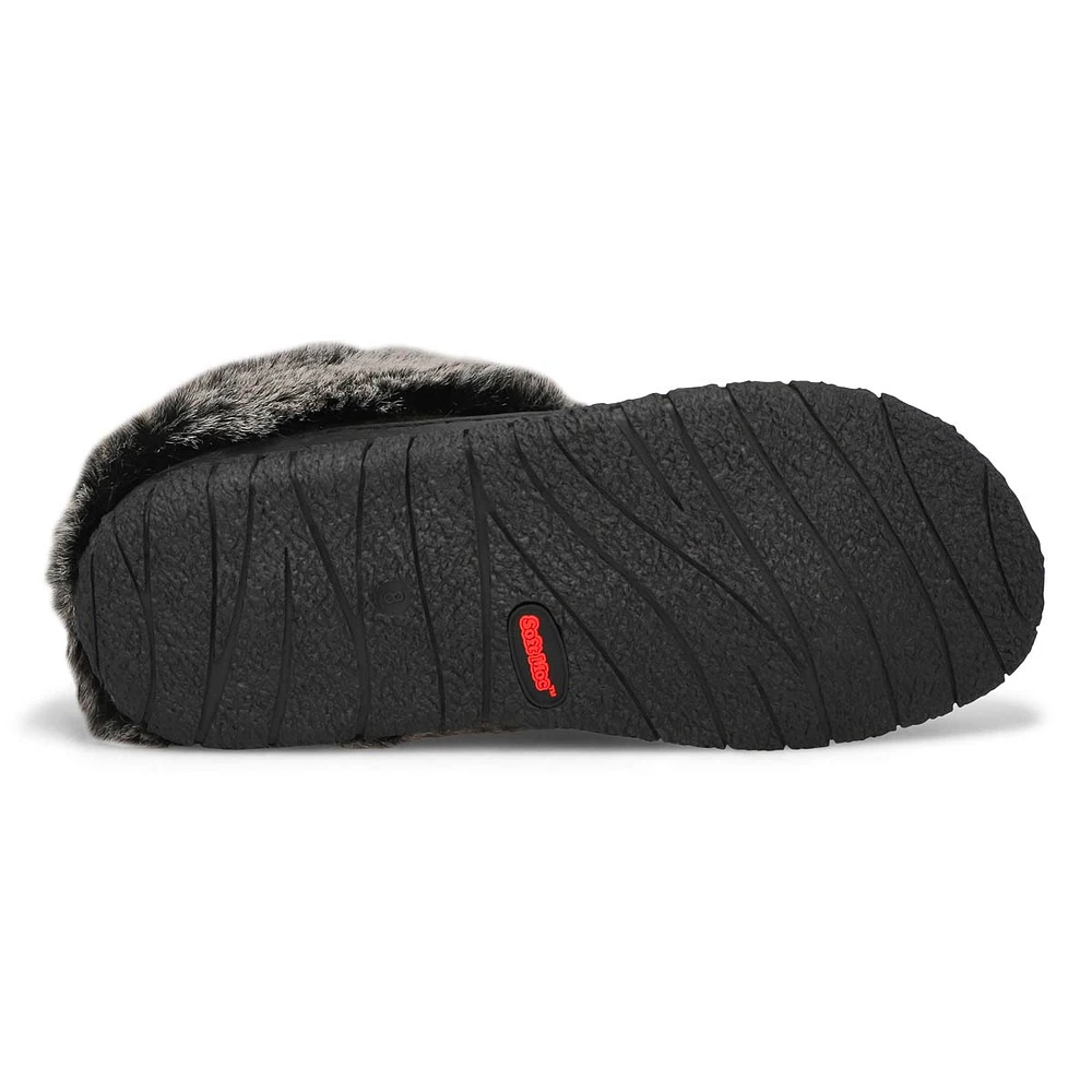 SoftMoc Womens Beth Open Back Slipper - Black | Bramalea City Centre