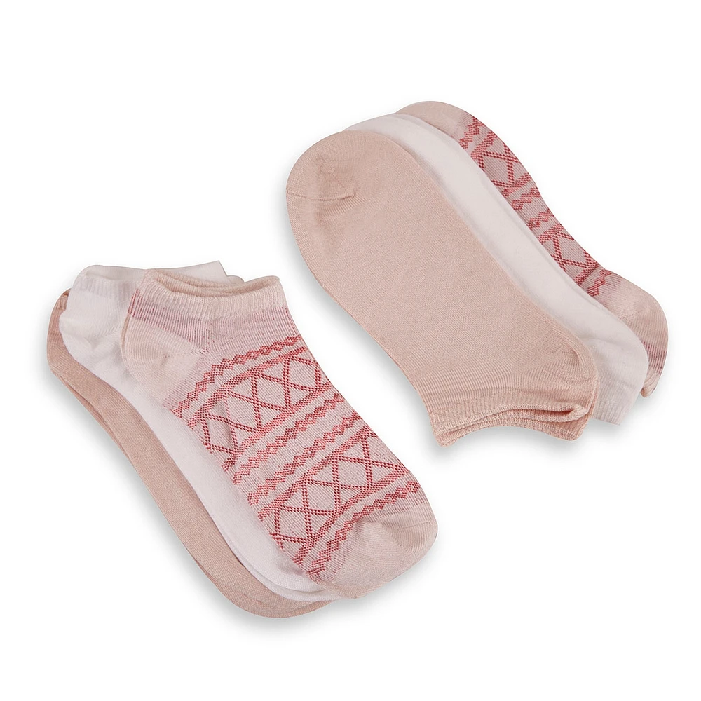 K Bell Socquette Soft&Dreamy rose/multi 6p,femmes | Galeries de la Capitale