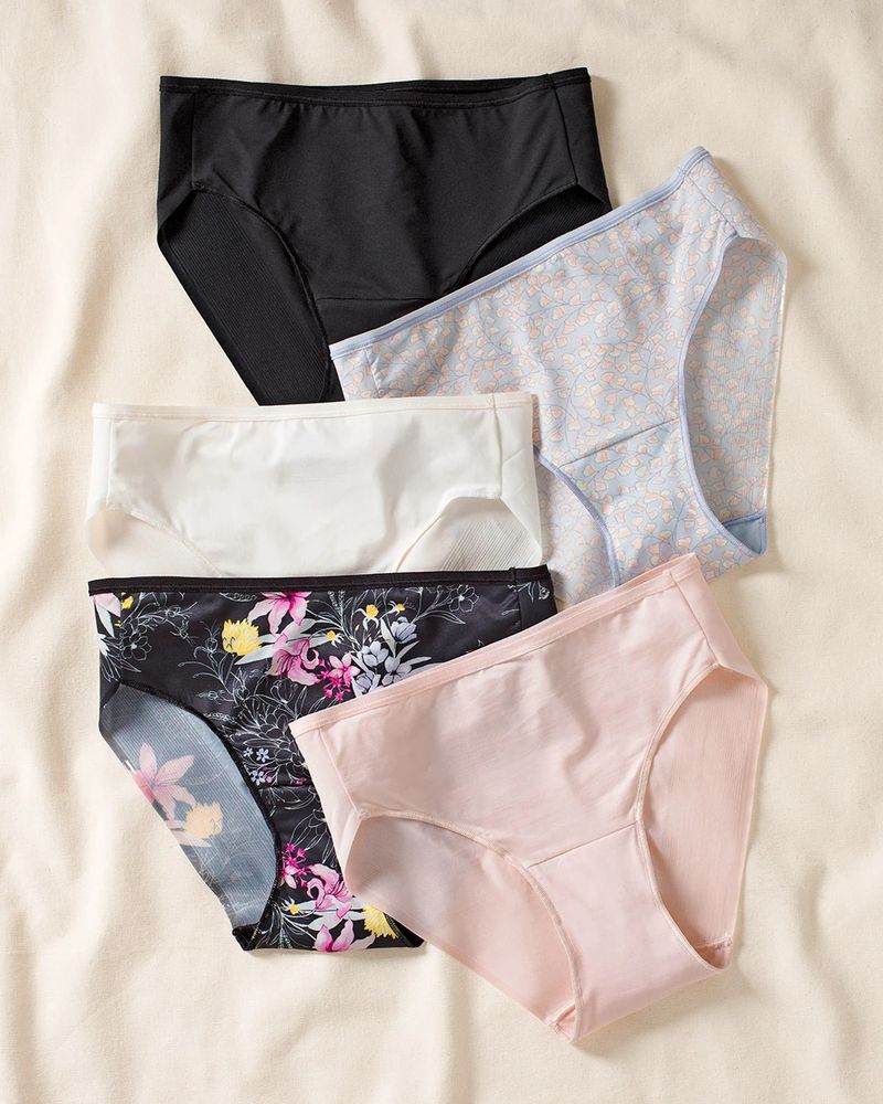 Soma Vanishing Edge Microfiber Hipster 5 Pack, MEANDERING VINE ...