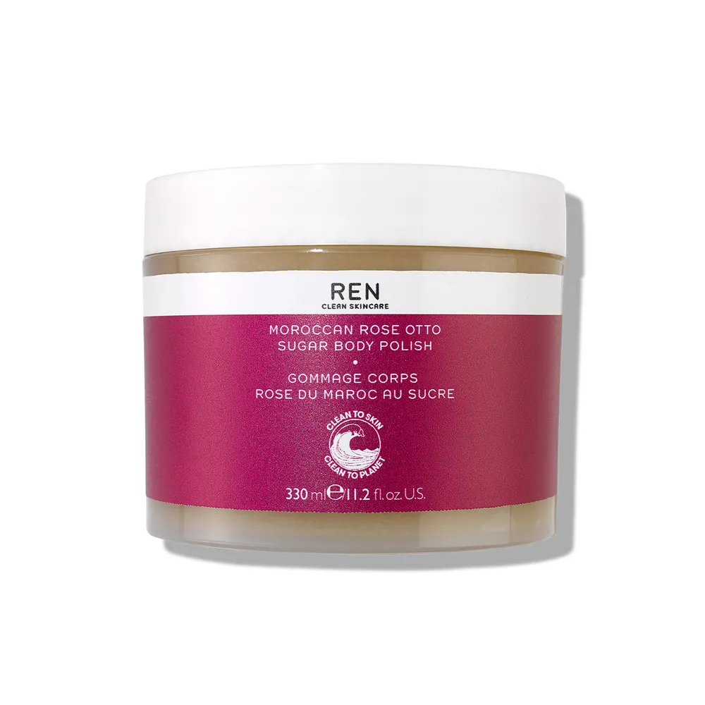 Ren Clean Skincare Moroccan Rose Otto Sugar Body Polish | King's Cross