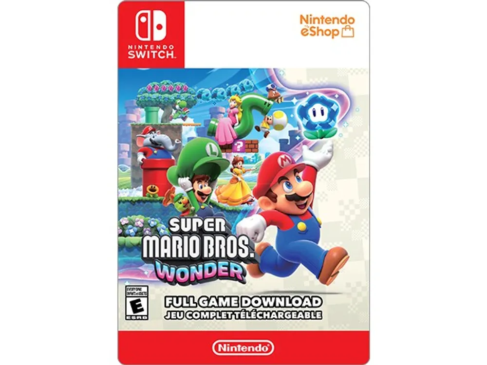 NINTENDO Super Mario Bros. Wonder (Code Electronique) pour Nintendo ...