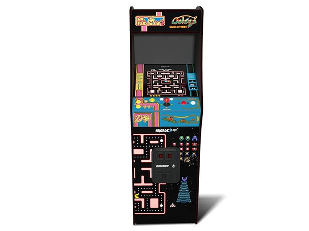Arcade1UP Ms. Pac-Man & Galaga Class of 81' Deluxe Arcade Machine ...