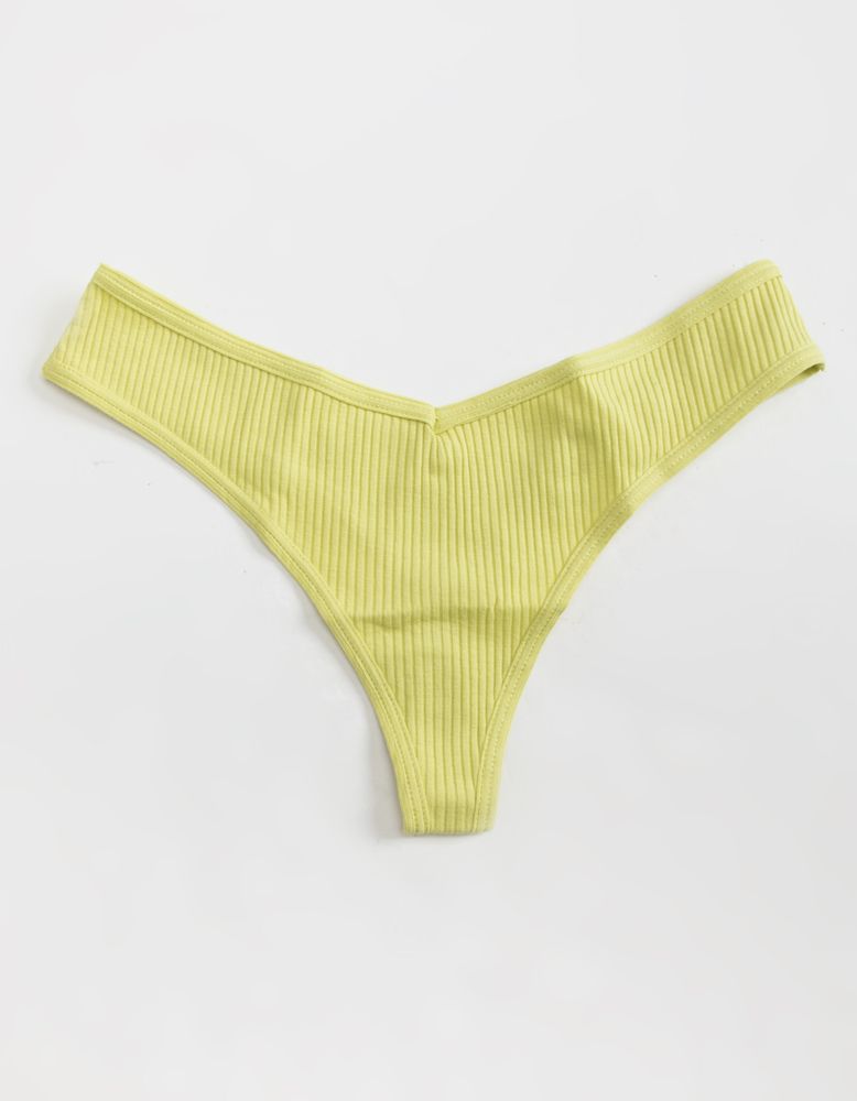 FULL TILT V Rib Lime Thong | CoolSprings Galleria