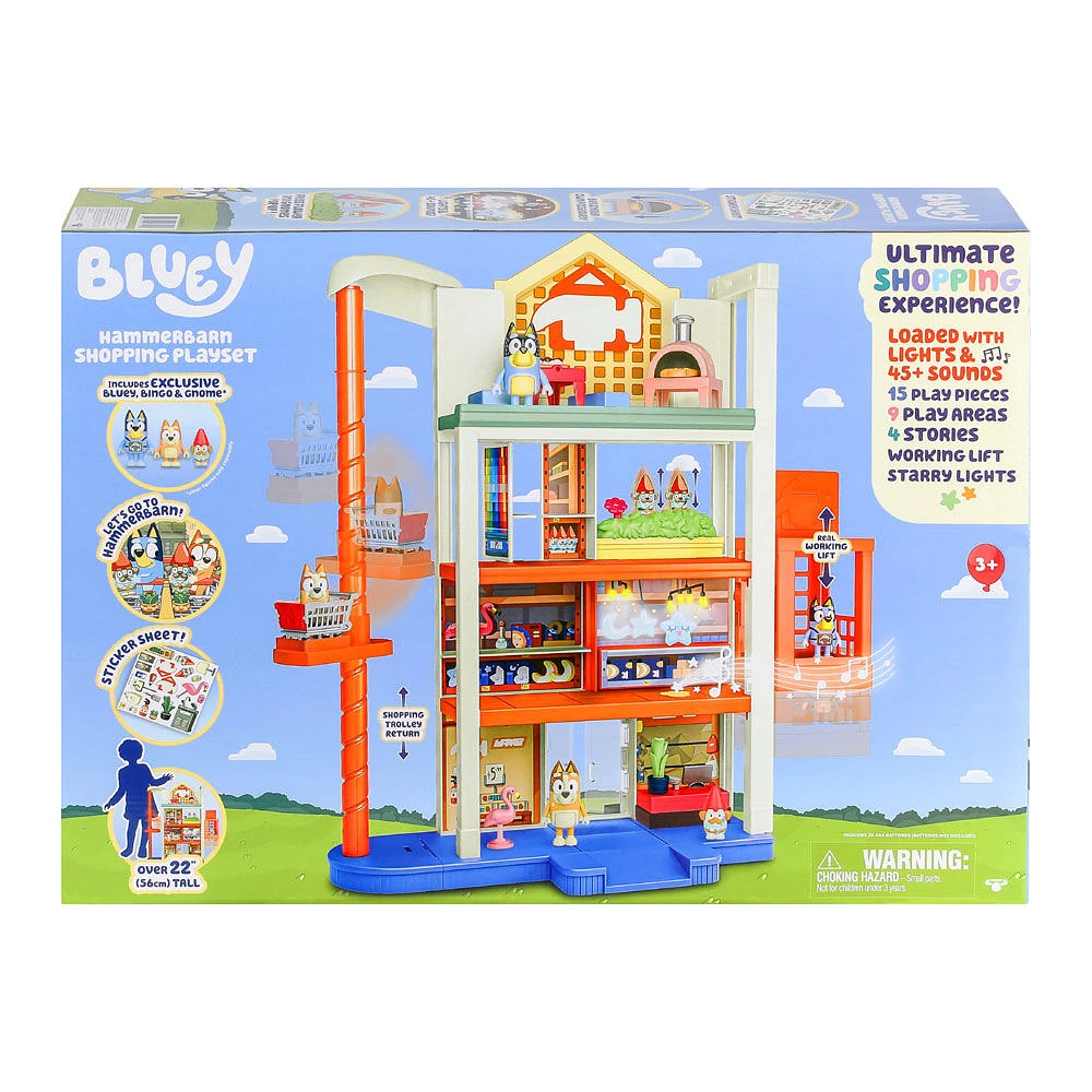 Moose Toys Bluey Hammerbarn Shopping Center Playset - R Exclusive | St ...