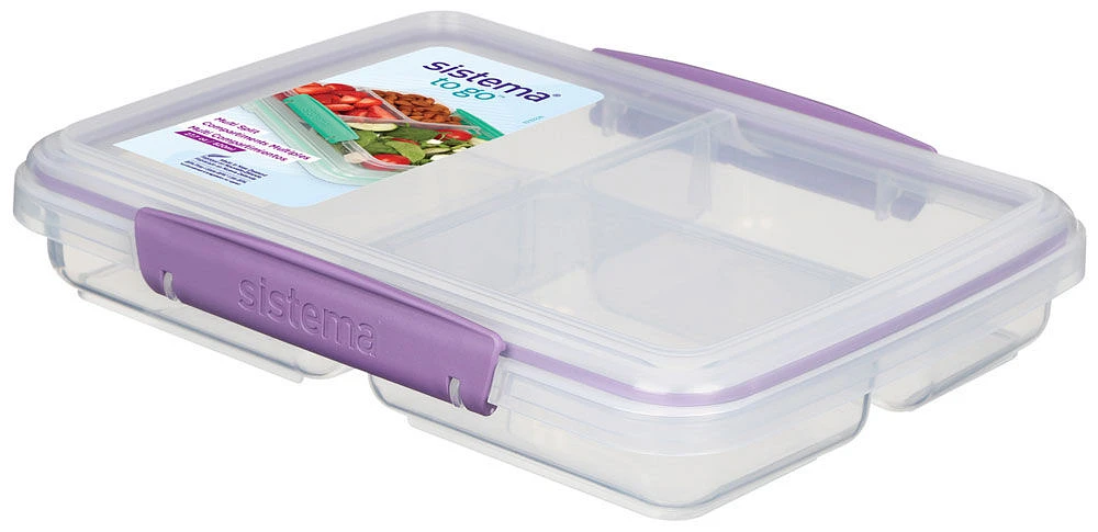 Newell Brands Sistema To Go Multi Split Meal & Food Container with ...