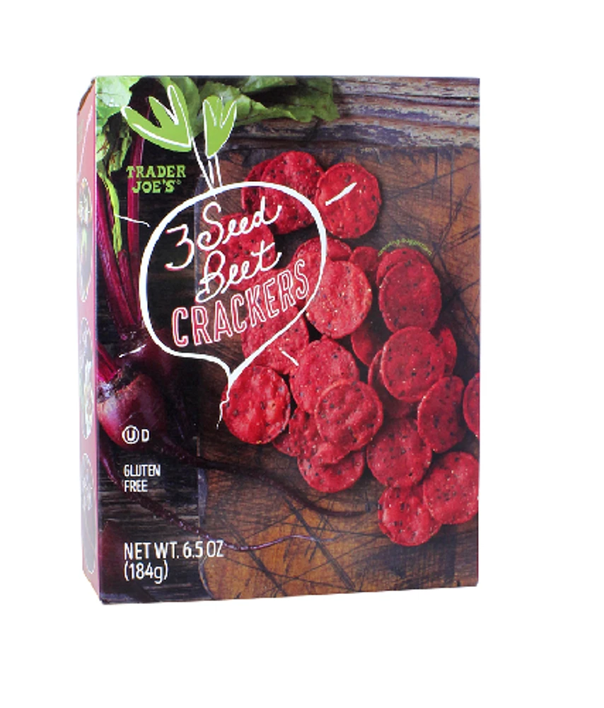 Traderjoes 3 Seed Beet Crackers | The Summit