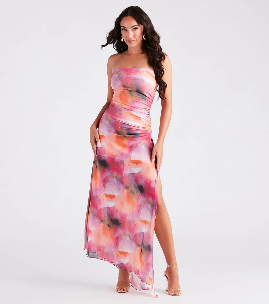 Windsor Major Crush Marble Print Maxi Dress | Hamilton Place