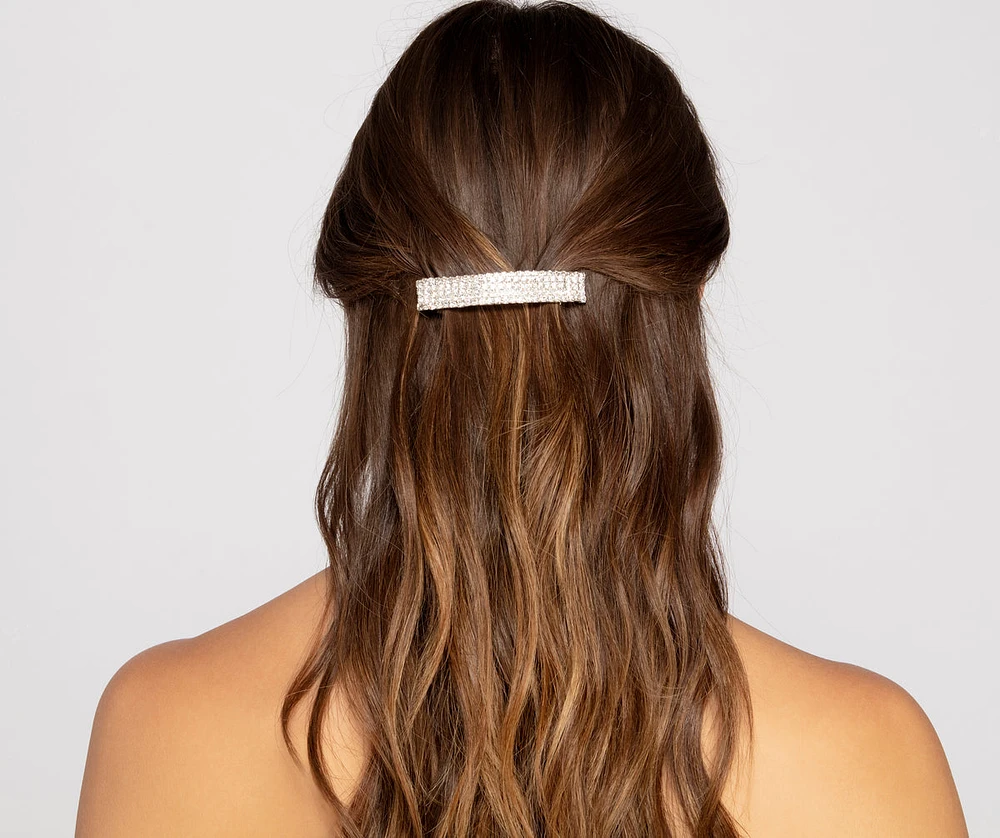 Windsor Classic Chic Rhinestone Barrette | Hamilton Place