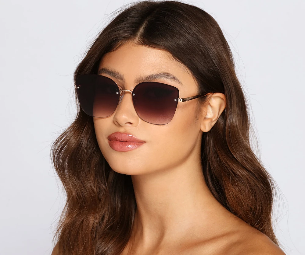 Windsor Stylish Details Ombre Sunglasses | Hamilton Place