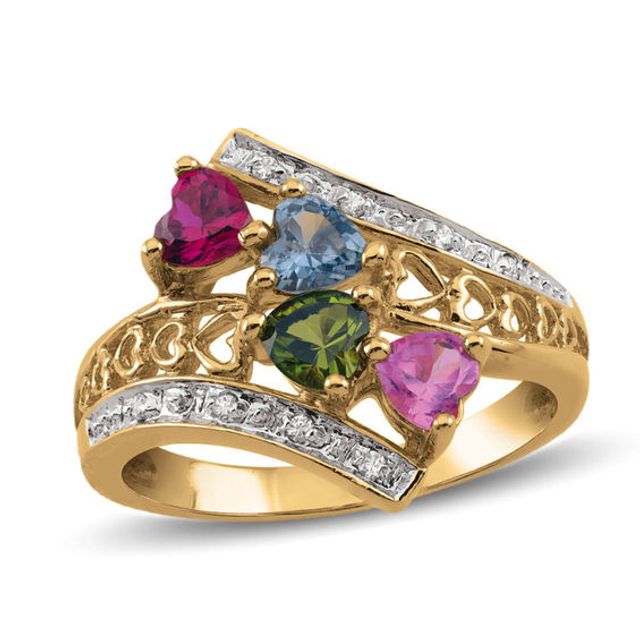 Zales 4 stone mothers ring store